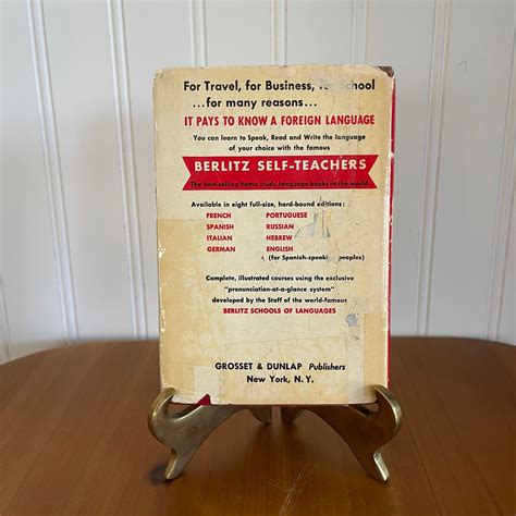 Vintage Berlitz Basic Dictionaries With Illustrations French And Spanish Pocket Sized Etsy Uk