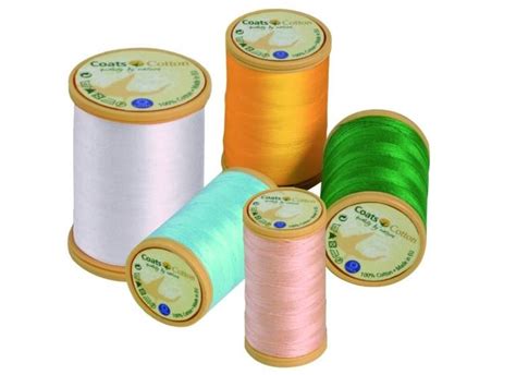Cotton Sewing Thread Coats Mercerised Lustrous And Smooth 100m