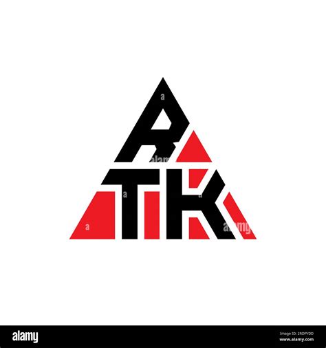 Rtk Triangle Letter Logo Design With Triangle Shape Rtk Triangle Logo Design Monogram Rtk
