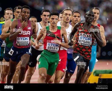 Anass Essayi Of Morocco Competing In The 1500m Men Heat 4 At The World