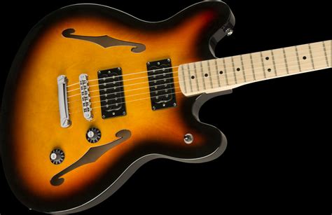 Guitars Fender Squier Affinity Series Starcaster 3 Colour Sunburst Maple