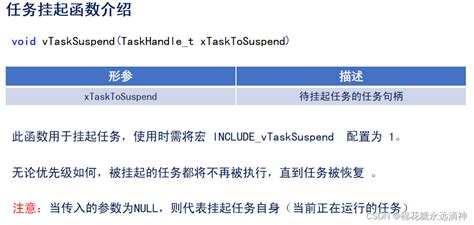 实时操作系统freertos开坑学习笔记：三）：任务的挂起与恢复、中断管理vtasksuspend Csdn博客