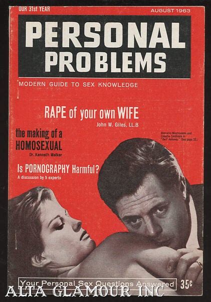 Personal Problems Modern Guide To Sex Knowledge Vol 30 No 01