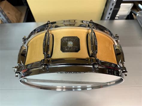 Gretsch Square Badge 14 X 5 Snare Drum Die Cast Hoops Reverb