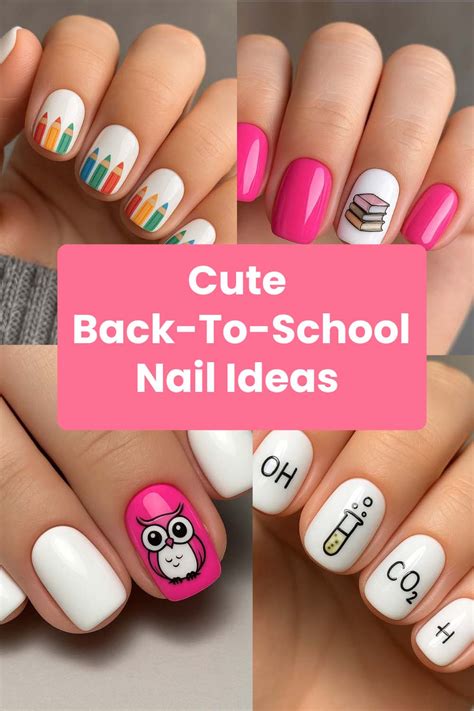 Cute Back To School Nail Ideas The Long Whiskers