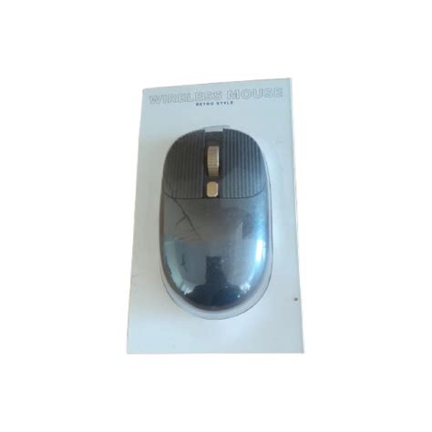 Wireless Mouse 100x60x30 Mm Black 3 Buttons 2 4ghz Interface Lightweight 80g Ideal For