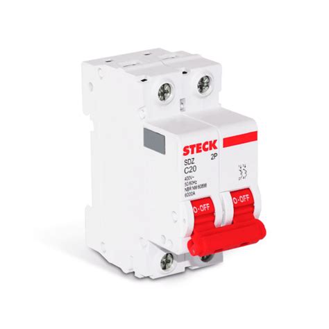 Interruptor Termomagnetico 2×20 Steck Global Electric Solar