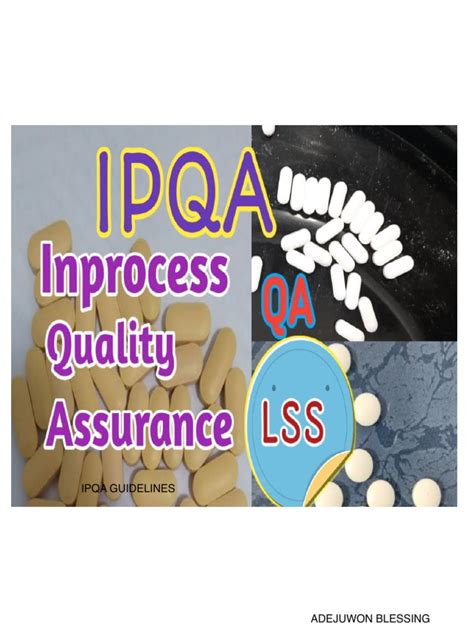 Ipqa Guidelines For Quality Assurance Pdf Tablet Pharmacy