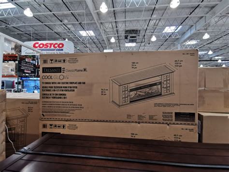 Costco 1441991 Tresanti Mayson Tv Console With Classicflame Coolglow 2