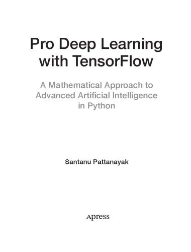 خرید کتاب Pro Deep Learning With Tensorflow A Mathematical Approach To Advanced Artificial