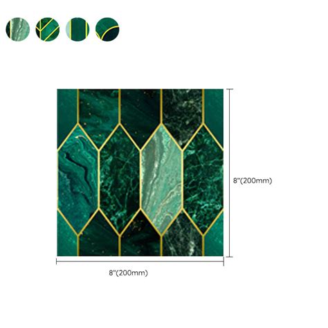 Polygon Peel And Stick Backsplash Tile Pvc Mosaic Peel And Stick Tile