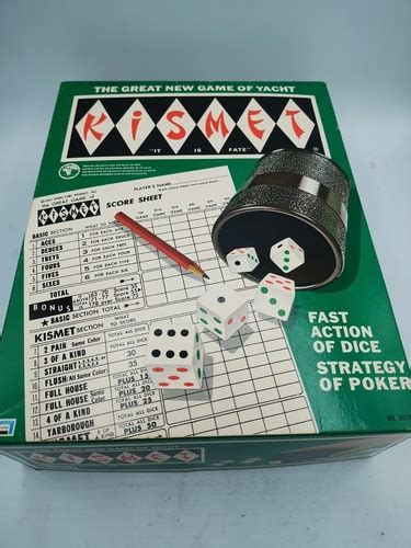 1971 Kismet Dice Game Yacht Lakeside Industries Vintage Ebay