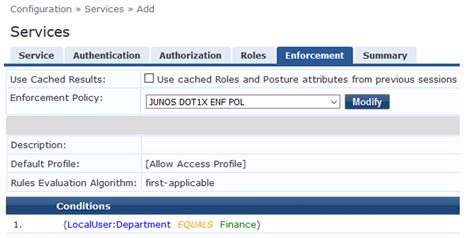Configuring Device Profiling To Provide Dynamic Segmentation With Ex Series Switches And Aruba
