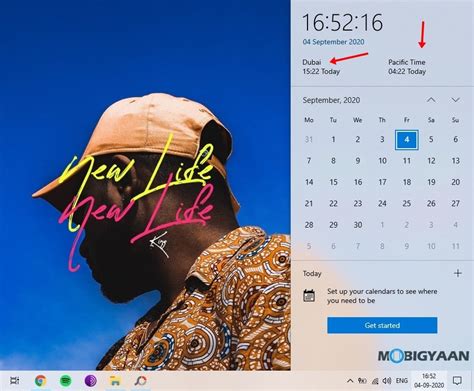 how to add clocks from different time zones in windows 10