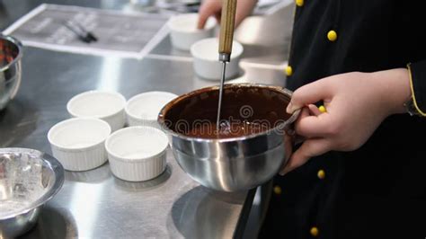 Add Flour To Brownie Batter Step By Step The Process Of Making