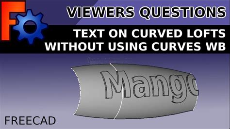 Learn Freecad Curves Workbench 05 Discretize To Nurbs Surface Face Mask