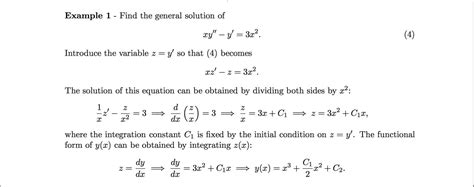 Undergrad Physicsmaths Reducable Method For Odes Homeworkhelp