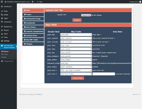 Wordpress Awesome Import And Export Plugin Cromur