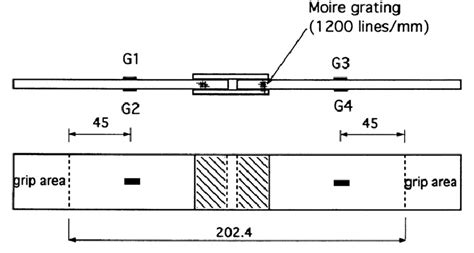 Moiré Grating Replication On The Edge Surface Of The Double Lap Joint