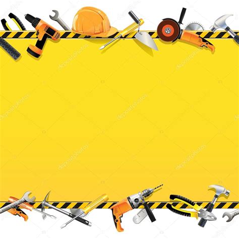 Vector Construction Background Stock Vector By ©dashadima 63589487