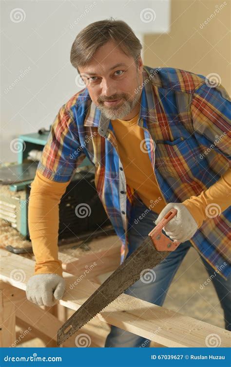 Man Repairing In The Room Stock Image Image Of People 67039627
