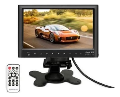 Tela Monitor Veicular Lcd 7 Polegadas Portátil Usb Carro Mp5 Frete Grátis