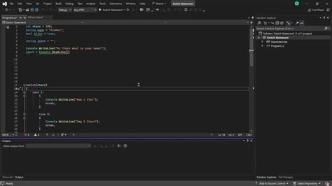Switch Statement Youtube