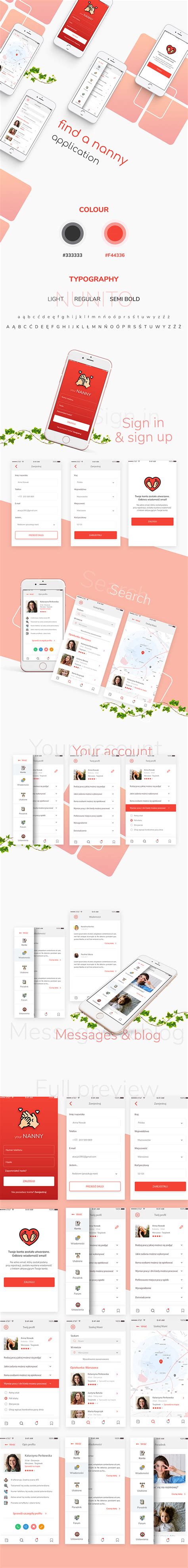 Mobile UI UX Design Behance