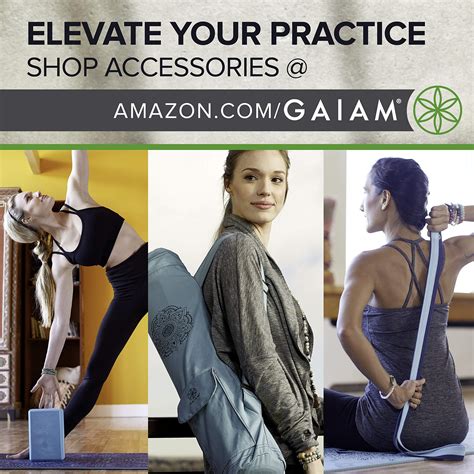 Gaiam Yoga Mat Premium Solid Color Reversible Non Slip