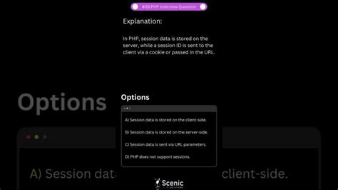 Scenic It Solutions On Linkedin 05 Php Interview Question