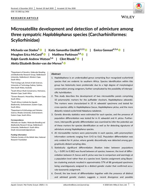 Microsatellite Development And Detection Email Mixvanstaden Gmail Funding Information