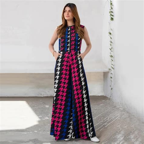 Stylish Womens Jumpsuit Printed Jumpsuit One Piece Dress Boho Look