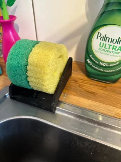 Dual Scrub Daddy Caddy Self Draining By Pedro748 Makerworld Download