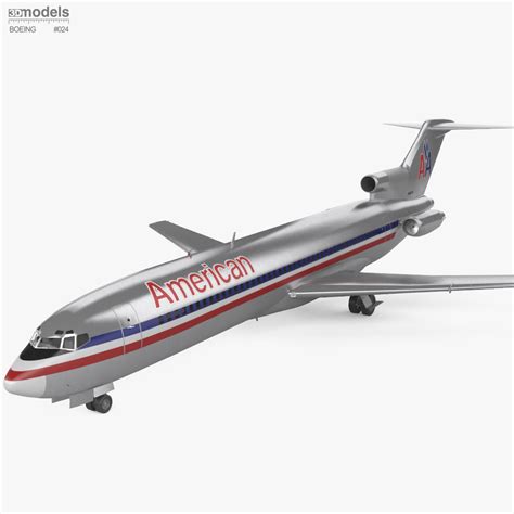 Boeing 727 3d Model Download Airliner On