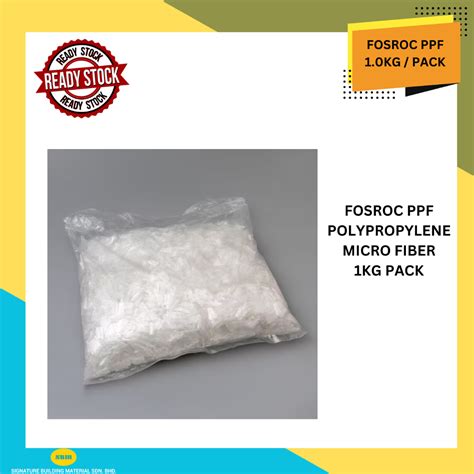 Fosroc Ppf 1kg Pack High Performance Micro Polypropylene Fiber Pp