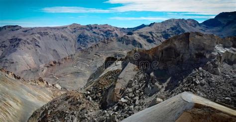 Mining Exploration Process In The High Andean Mountains For The Search