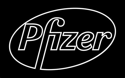 Pfizer Vector Logo Black Color Silhouette American Pharmaceutical