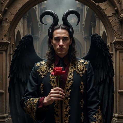 Free Aristocratic Fallen Angel Image Satan Lucifer Horns Download