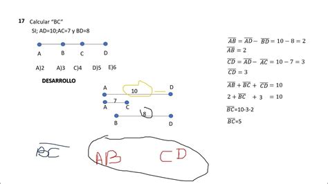 Ejercicio 17 Segmentos Calcular Bc Youtube