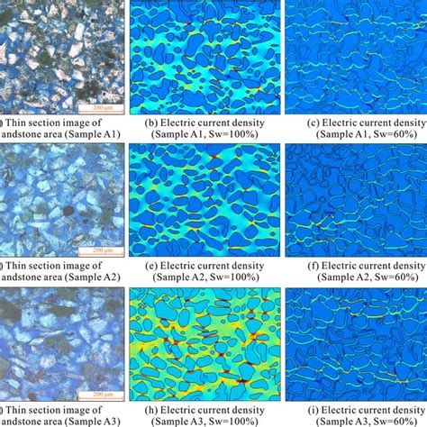 Current Density Distribution Of Realistic Conduction Models Of Shaly Download Scientific