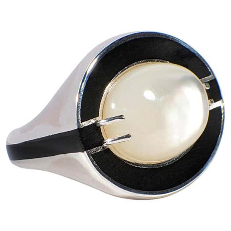 Vintage 14k Moonstone Man In The Moon Ring For Sale At 1stdibs Man In