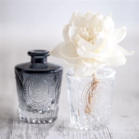 Clear Patterned Bottle Vintage And Bespoke Ltd