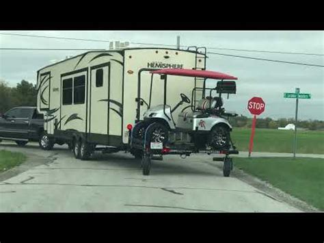 How To Pull Car And Golf Cart Behind Rv