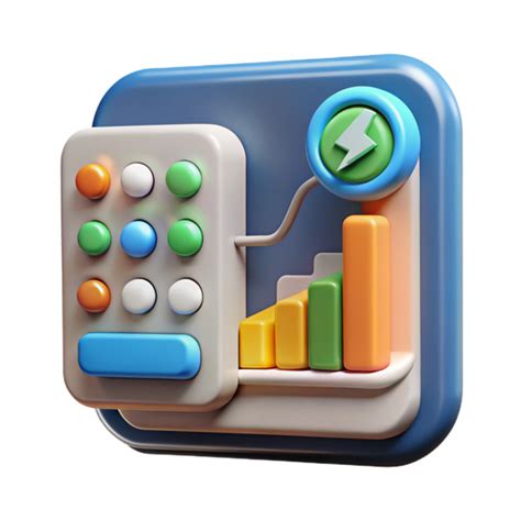 Beautiful Minimalist Quantum Supercomputer Power Consumption Chart
