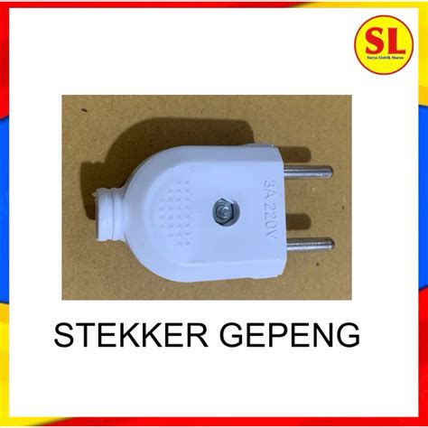Jual Stekker Gepeng Colokan Listrik Gepeng Shopee Indonesia