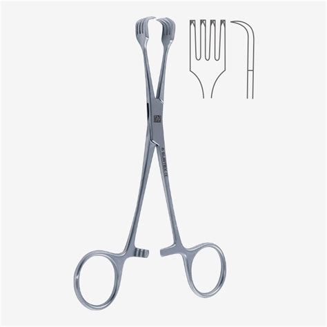 Braun Tenaculum Forcep Surtex® Instrument