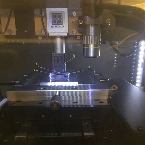 The Hysitron Triboindenter Machine During A Nanoindentation Experiment