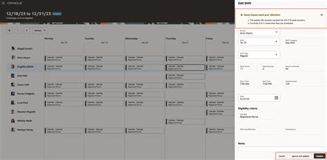 Oracle Fusion Cloud Workforce Scheduling 24a Whats New
