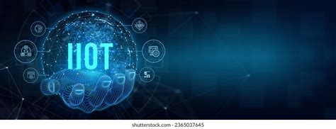 Iiot Industrial Internet Things Smart Industry Stock Illustration
