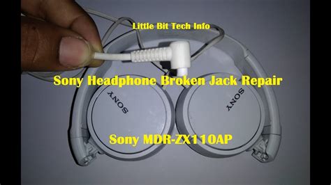 Sony Broken Headphone Jack Repair Headphone Repair Youtube